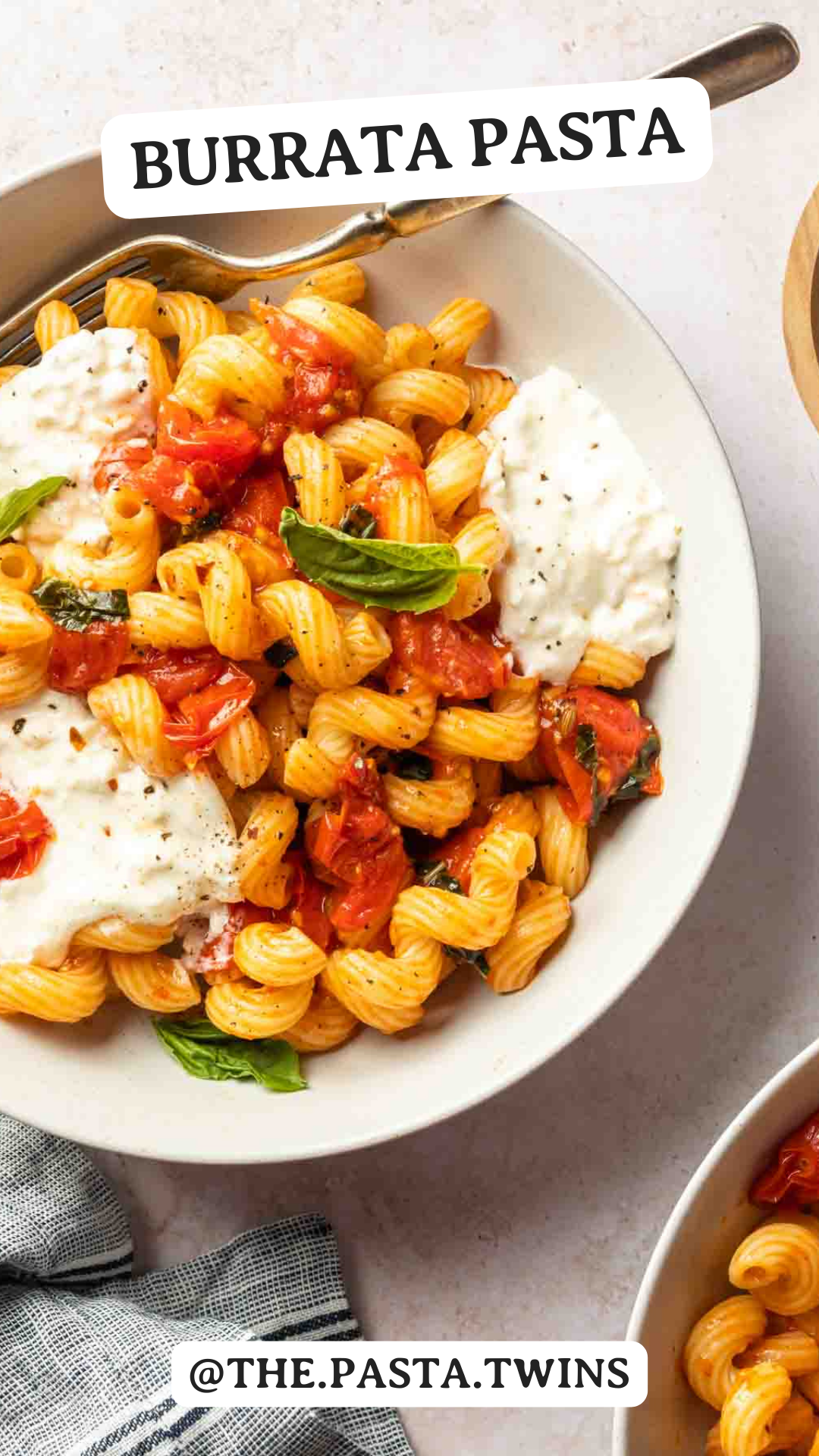 Burrata Pasta - The Pasta Twins
