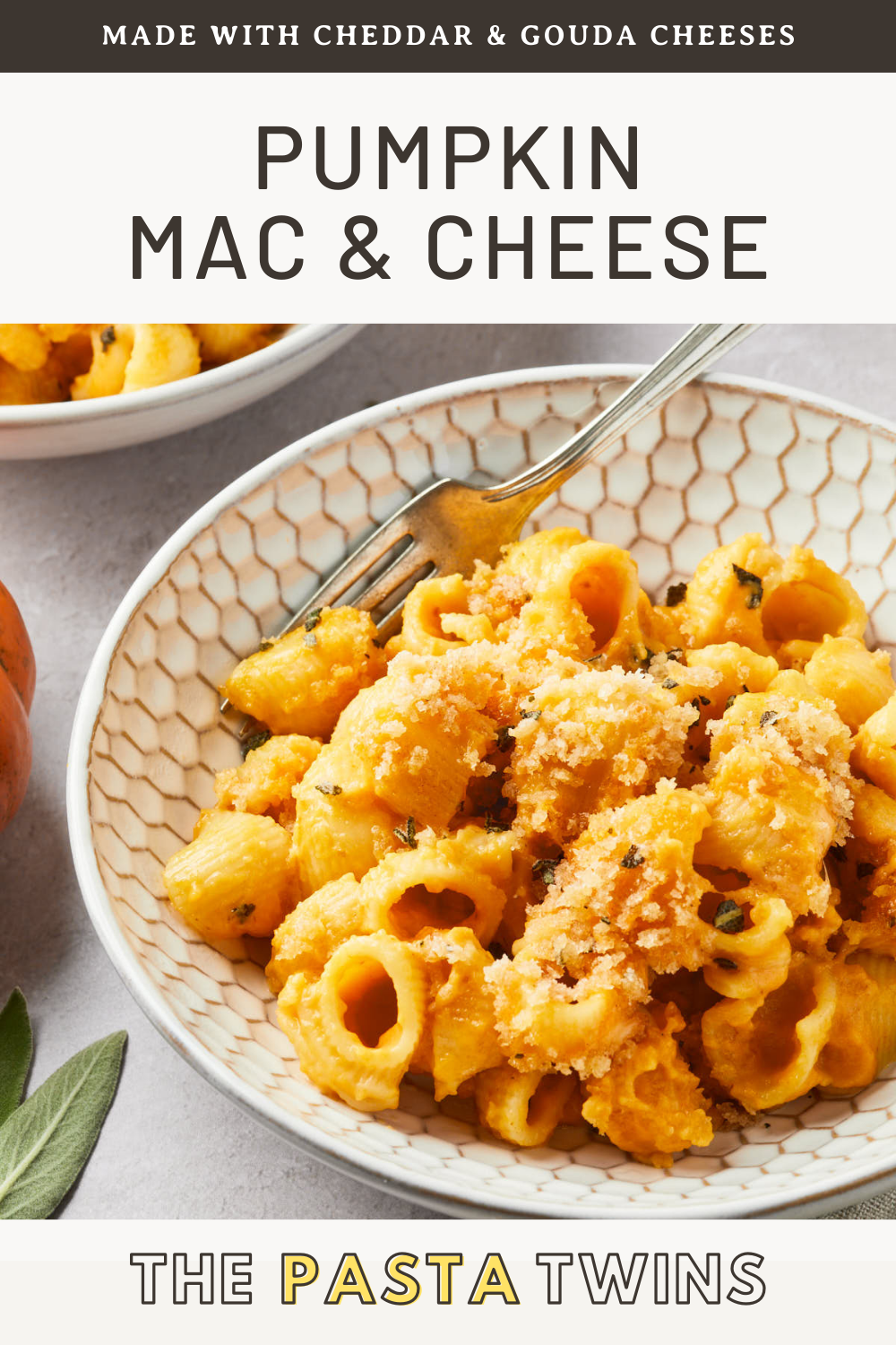 Pumpkin Mac and Cheese - The Pasta Twins