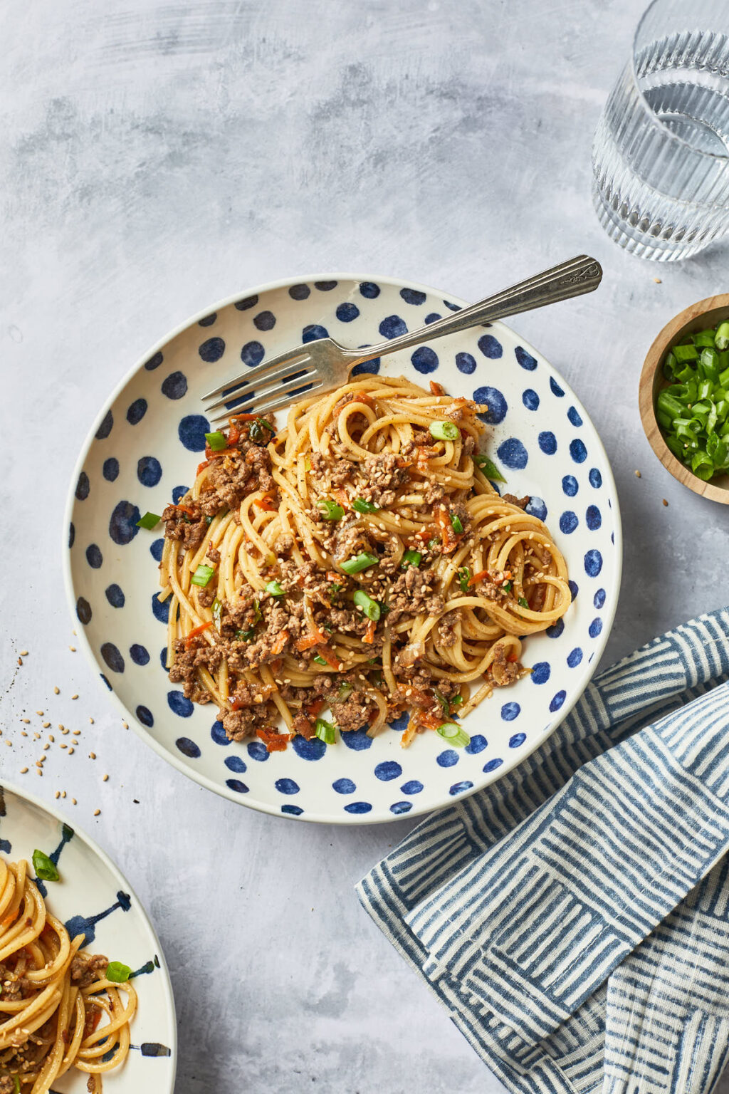 Ground Beef Bulgogi Noodles - The Pasta Twins